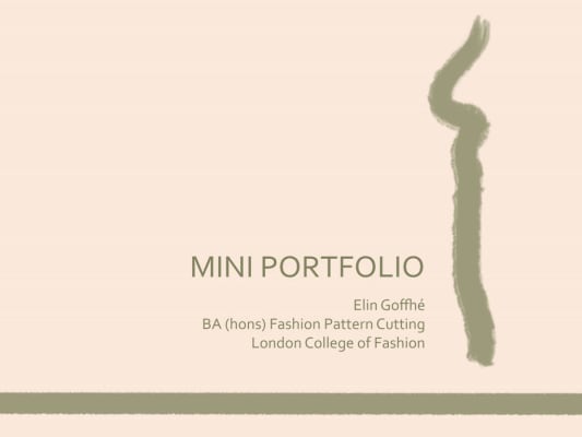 Mini portfolio – UAL: Portfolio
