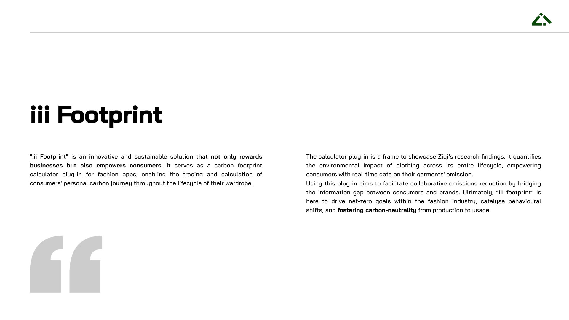 Fashion Carbon Footprint Calculator - ZIQI GAO - UAL Showcase