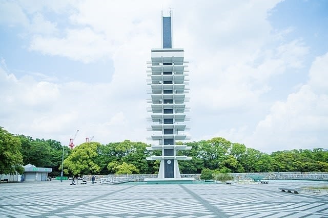 Model of the Komazawa Olympic Park Control Tower; Japan House | UAL